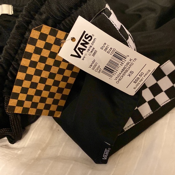 Vans | Pants & Jumpsuits | Vans Checkerboard Track Pants Nwt | Poshmark